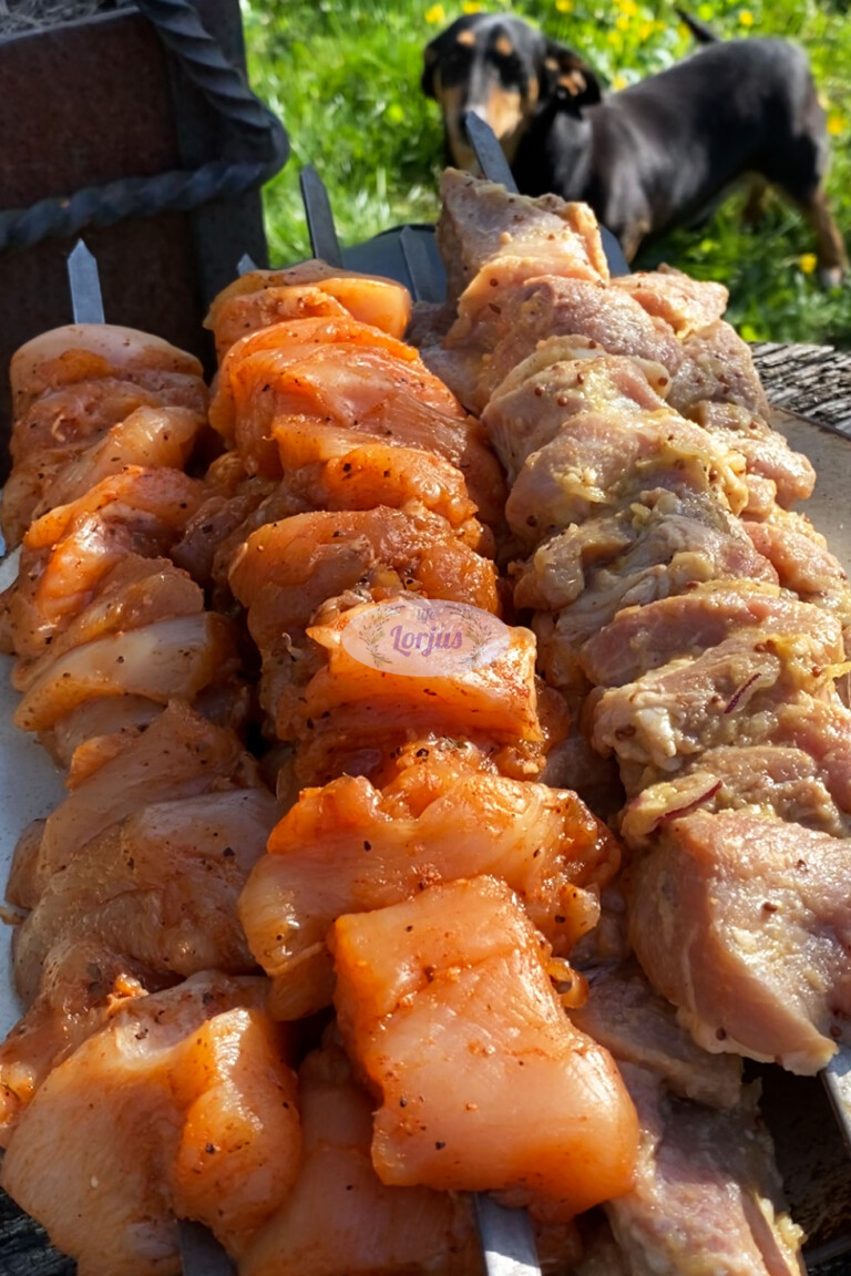 Česnakinis vištienos šašlykas – Lorjus Life
