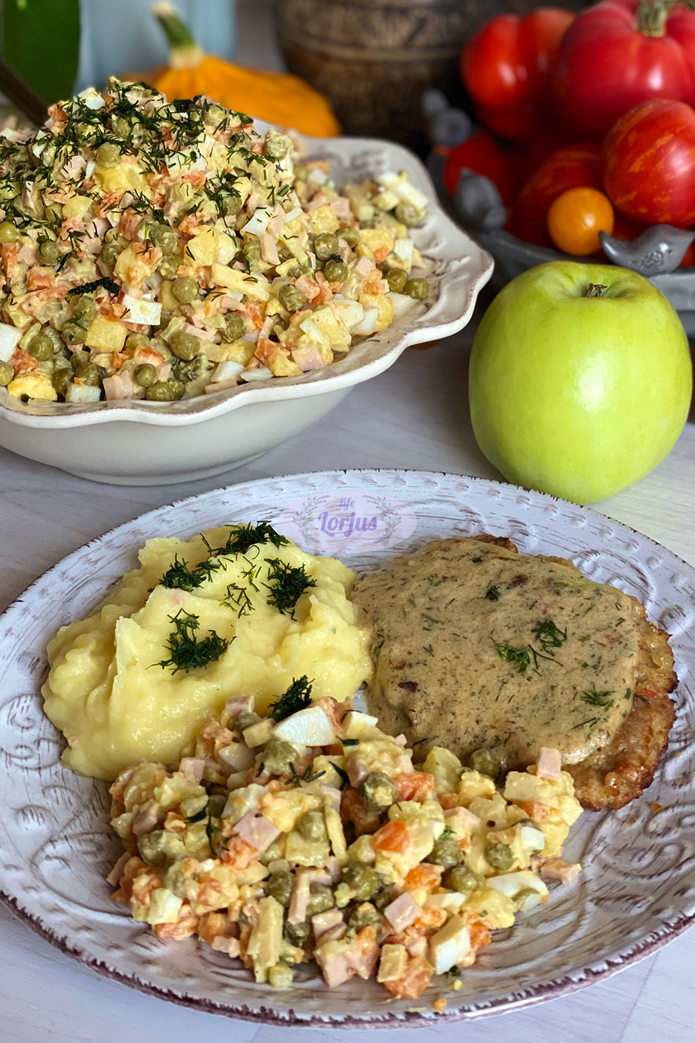 Balta naminė mišrainė – Lorjus Life