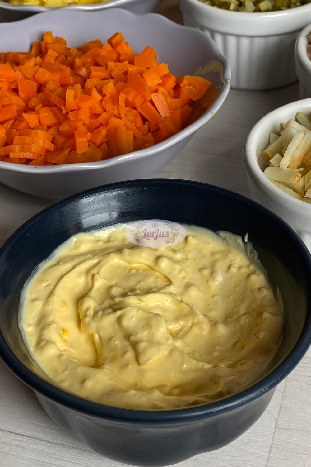 Balta naminė mišrainė – Lorjus Life