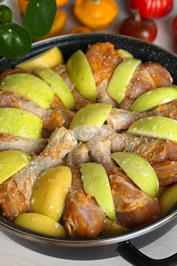 Blauzdelės su obuoliais – Lorjus Life