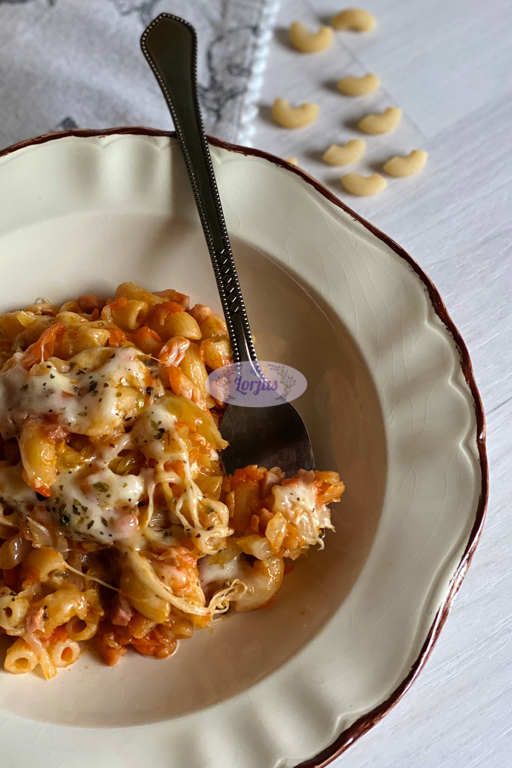 Makaronai su rūkyta vištiena – Lorjus Life